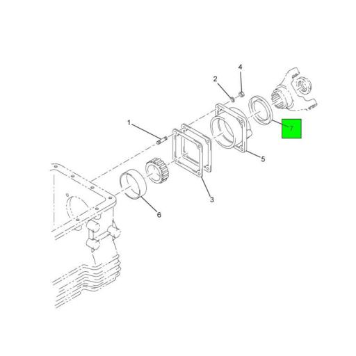 FUL4300119 Navistar International | Oil Seal Main Shaft Bearing Rawhide ...