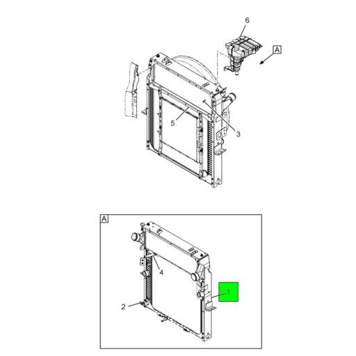 2593295C91 Navistar International | RADIATOR ASSEMBLY W/OIL COOLER ...