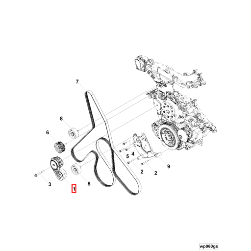 3947574 Cummins | Belt Tensioner | Source One Parts Center