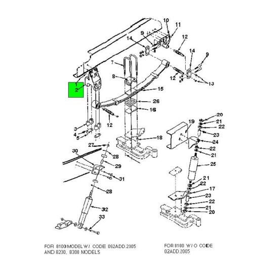 1654351C2 Navistar International | Front Spring Bracket | Source One ...