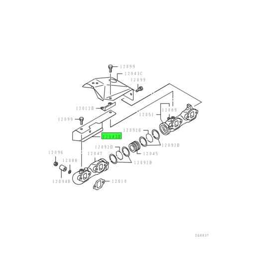 ME013680 Mitsubishi FUSO | Exhaust Manifold Heat Insulator | Source One ...
