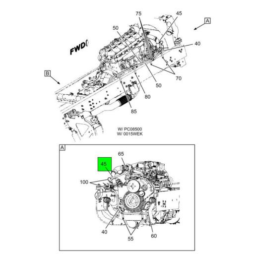 4243155C1 Navistar International | DEF Coolant Doser Supply Hose ...