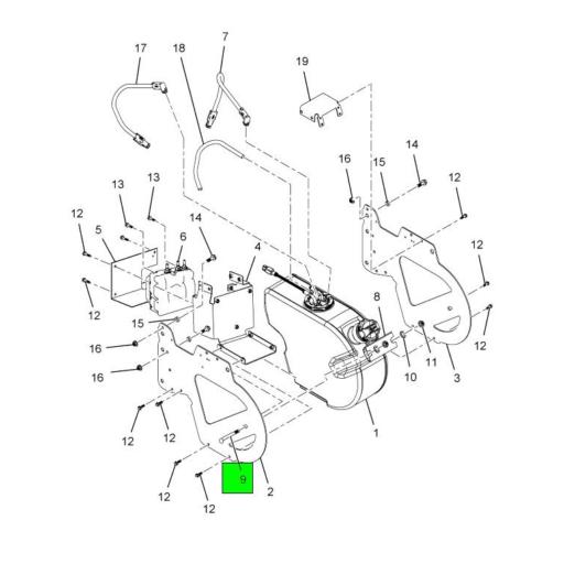 3613329C2 Navistar International | Bolt J M10 x 150 mm Class 88 Zinc ...