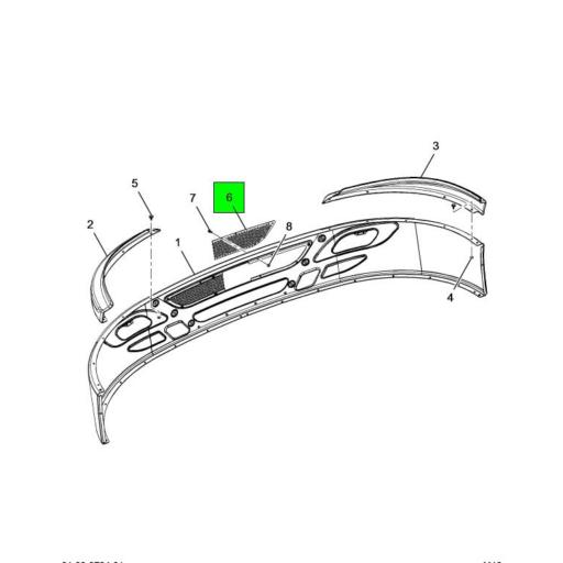 3998048C2 Navistar International | Bumper Air Inlet Screen 2-Piece ...