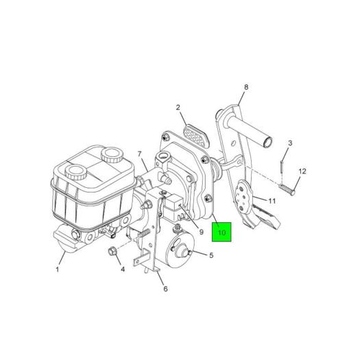 2505853C1 Navistar International | Brake Valve Adapter Gasket | Source ...