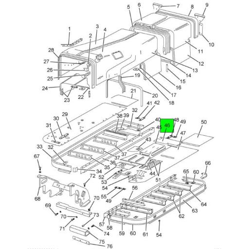 498841C2 Navistar International | Left-Hand Floor Panel | Source One ...