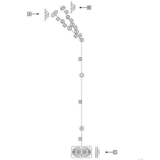 6112751F91 Navistar International | Trailer Socket Harness BOCDAY ...