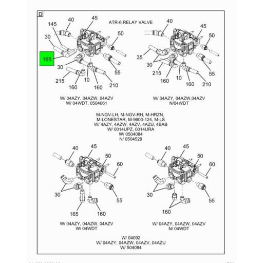 3517676C1 Navistar International | Elbow Quick-Connect F-Fitting 3/8 in ...