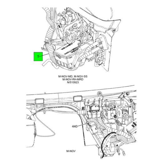 3685473F92 Navistar International | Dashboard Harness Base with English ...