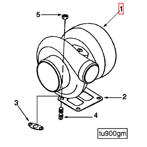 3528708 Cummins | H1 Turbocharger | Source One Parts Center