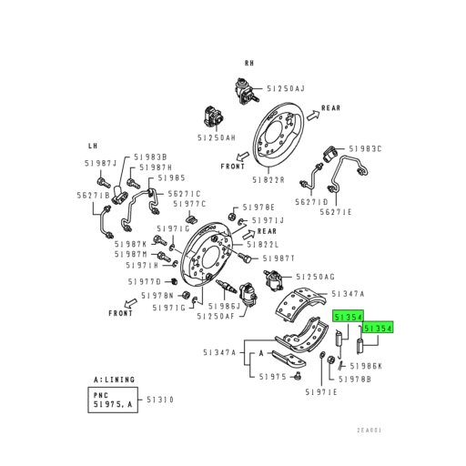 MC821605 Mitsubishi FUSO | Spring Front Brake Shoe Return | Source One ...