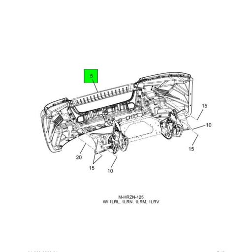 4076600C96 Navistar International | Bumper MIC With Bright Finish and ...