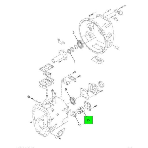596372C1 Navistar International | Rear Main Bearing Oil Seal | Source ...