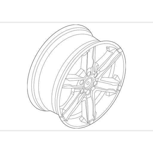 NL1Z1007A Ford | Wheel Rim 22 X 95 Premium Painted Alum | Source One ...
