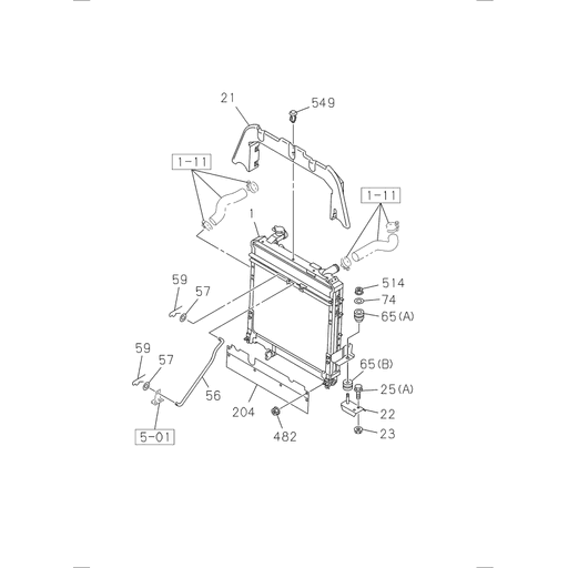 8-98039-672-0 Isuzu | Fan Guide Bolt | Source One Parts Center