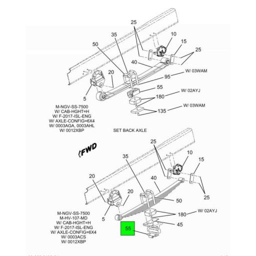 3558093C1 Navistar International | Front Shock Absorber Mounting ...
