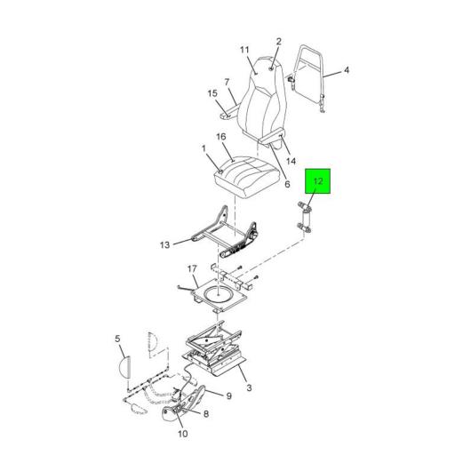 2614860C91 Navistar International | Seat Shock Absorber | Source One ...
