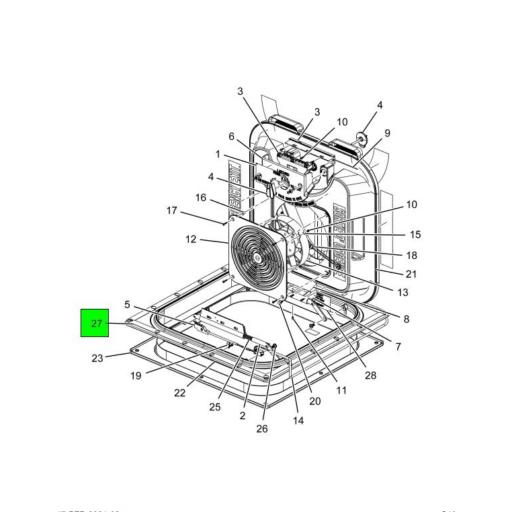 2512226C1 Navistar International | White Reflective Strip Decal ...