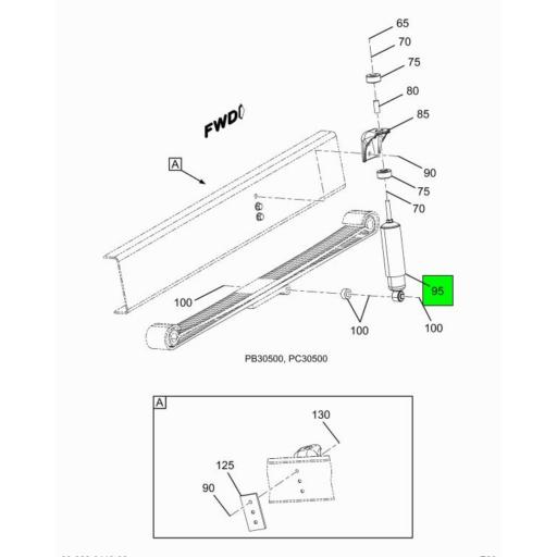 4164151C1 Navistar International | Shock Absorber | Source One Parts Center