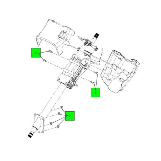 2505661C91 Navistar International | Tilt Steering Column Housing Repair ...