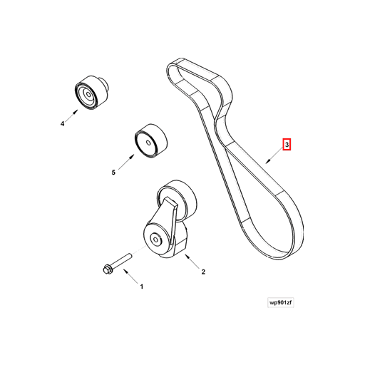 4898546 Cummins | V Ribbed Belt | Source One Parts Center