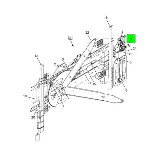 2506024C1 Navistar International | Lever S/A Key Cylinder | Source One ...