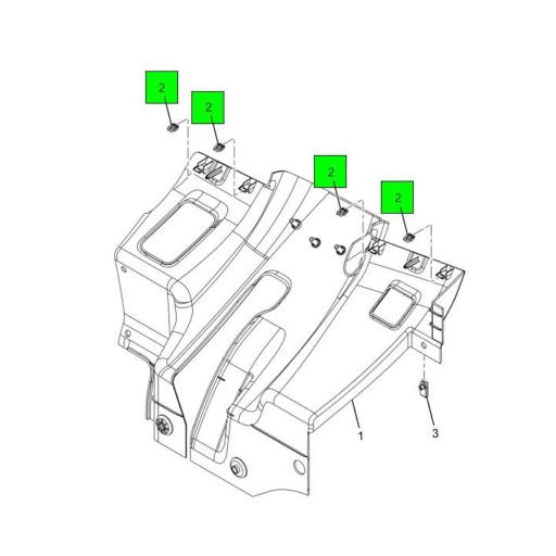 3765254C2 Navistar International | Plastic Termax Clip | Source One ...