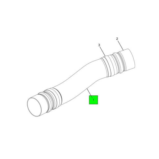 3606366C2 Navistar International | Charge Air Cooler Pipe Hot Side 8600 ...