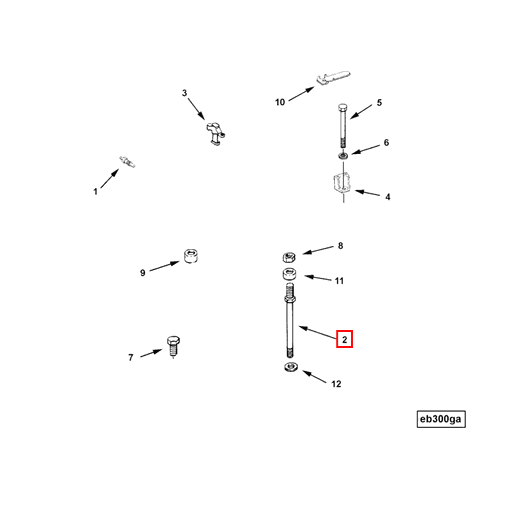 4015711 Cummins | Mounting Stud | Source One Parts Center