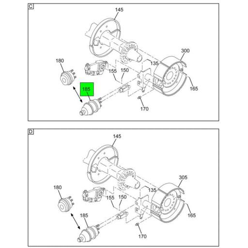 3508361C91 Navistar International | Chamber-Brake LS-TR3030LP3 | Source ...