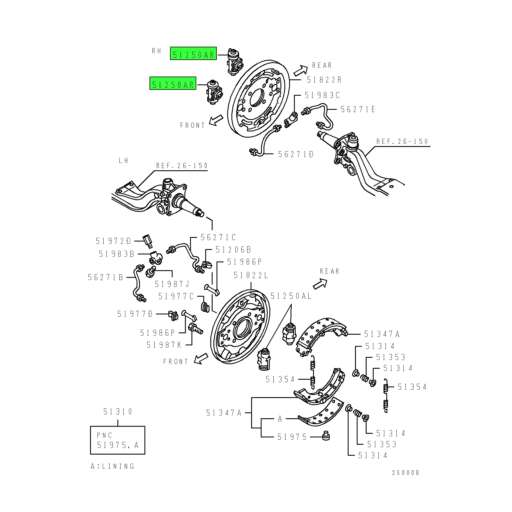 MB060571 Mitsubishi FUSO | Right Hand Front Brake Cylinder Assembly ...