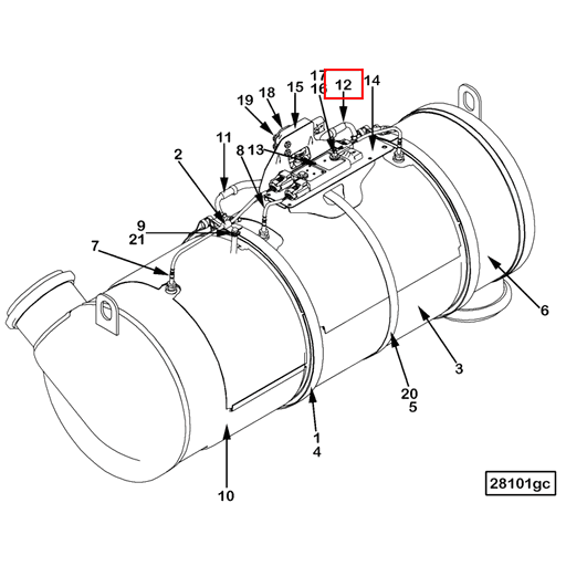 2888089 Cummins | Air Tube | Source One Parts Center