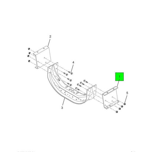 3581653C2 Navistar International | Left Front Engine Mount Bracket ...