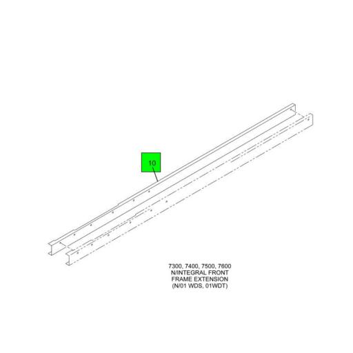 3558260C3 Navistar International | Right Side Member Reinforcement 8 mm ...