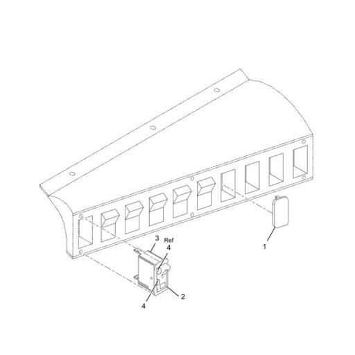 3525610C1 Navistar International | Switch Light Harness Strobe Light ...