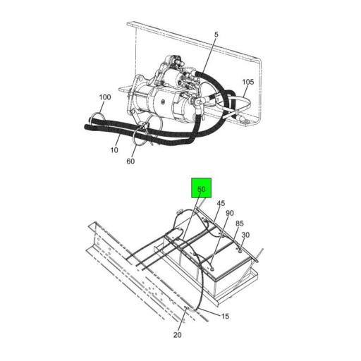 3594367C91 Navistar International | Battery Interconnect Cable | Source ...
