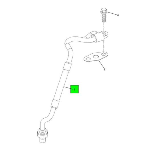 1848075C91 Navistar International | Turbocharger Oil Supply Tube with ...