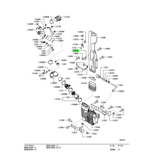 ME423189 Mitsubishi FUSO | Engine Air Intake Line Cushion | Source One ...