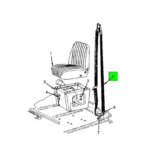1621322C1 Navistar International | Driver Seat Safety Belt with Locking ...