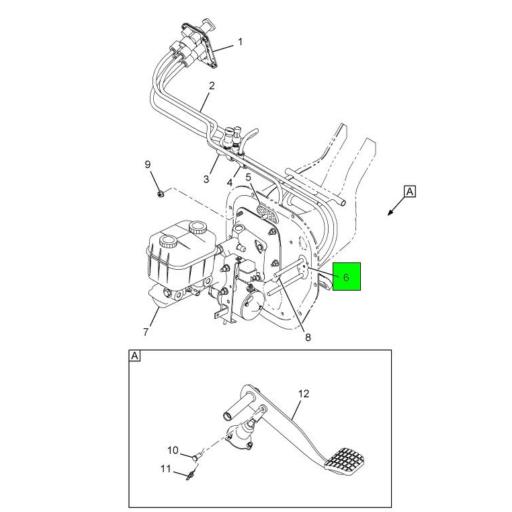 2594619C1 Navistar International | Brake Hose and Cable Guide | Source ...