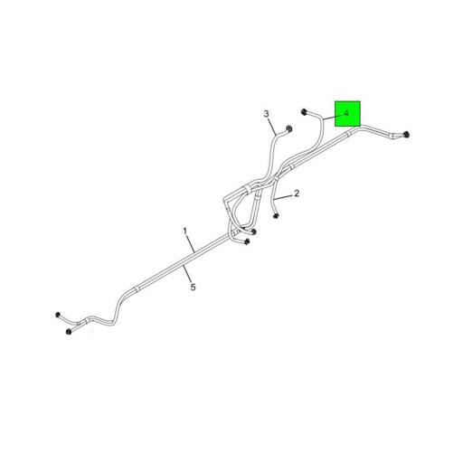 3816645C92 Navistar International | Formed Fuel Line Tube Assembly ...