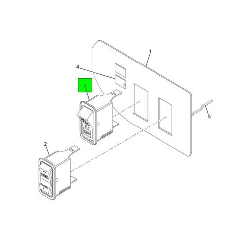 3563061C1 Navistar International | Headlight Switch 3-Way Rocker ...