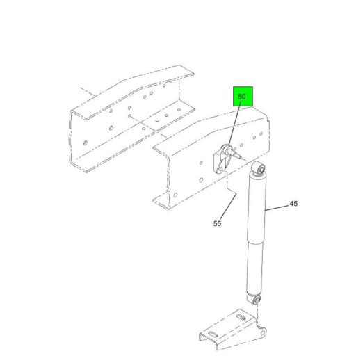 H57322004 Navistar International | Shock Absorber Mounting Bracket ...