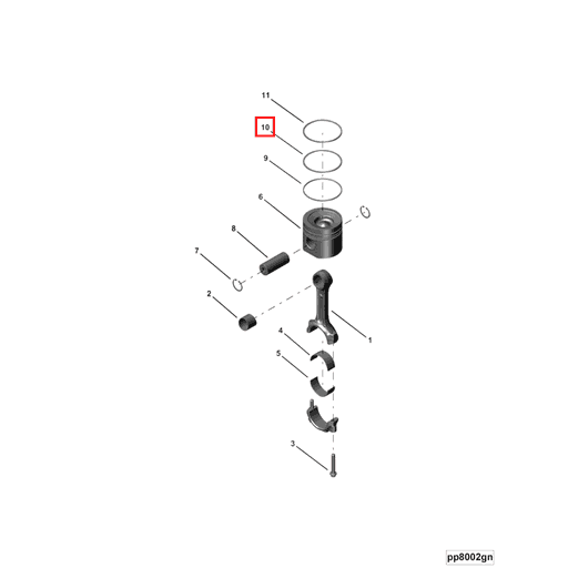 3948412 Cummins | Compression Piston Ring | Source One Parts Center