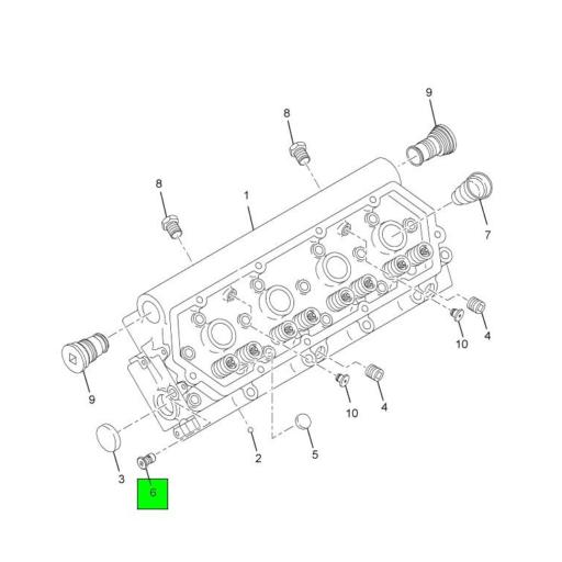 1822618C91 Navistar International | Fuel Gallery Plug Assembly | Source ...