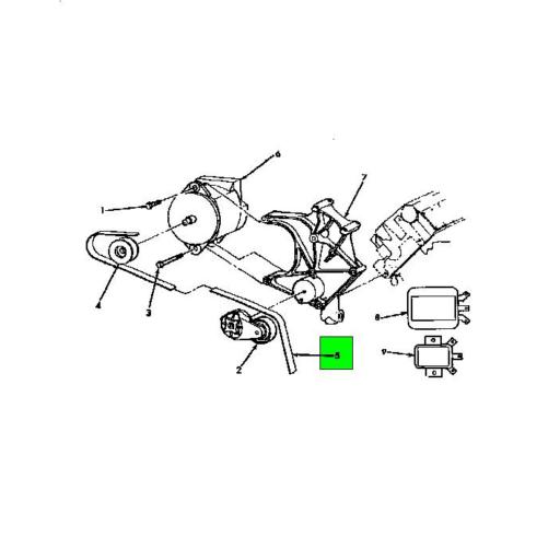 1822830C1 Navistar International | Fan Belt 8933 in | Source One Parts ...