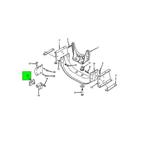 503580C1 Navistar International | Rear Engine Mounting Bracket | Source ...