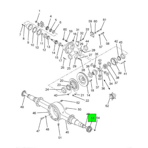 895493R2 Navistar International | GASKET AXLE SHAFT FLG 200 WE | Source ...