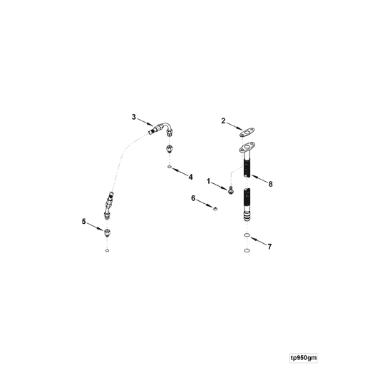 3934085 Cummins | Turbocharger Oil Drain Connection | Source One Parts ...