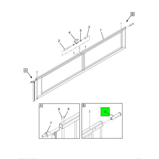 4101733C1 IC Bus | BUSHING BUS BODY DOOR POST | Source One Parts Center